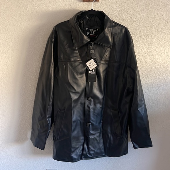 Emporio Collezione | Jackets & Coats | Emporio Collection Pleather ...